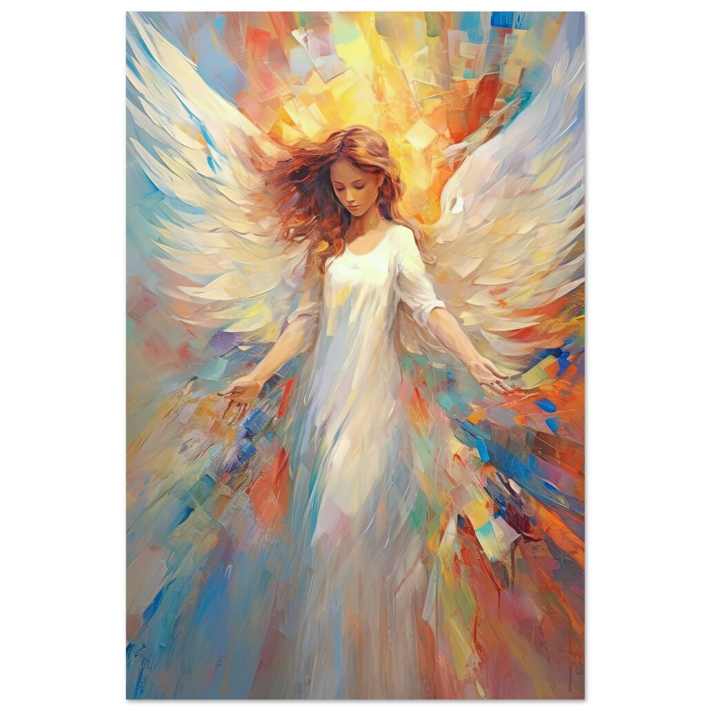 Engel der Kreativität (18) - Premium Poster auf mattem Papier - Soultarot