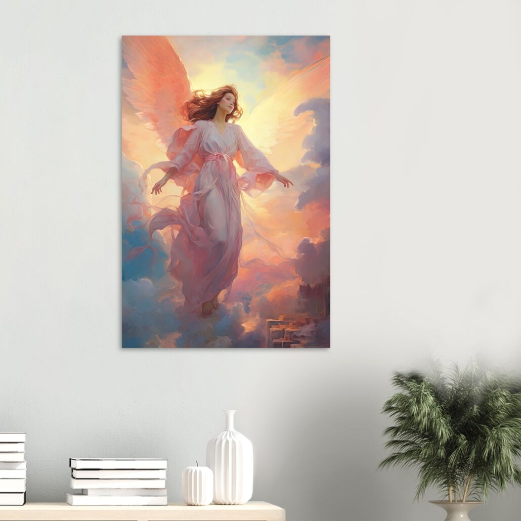 Engel der Freiheit (33) - Premium Poster auf mattem Papier - Soultarot