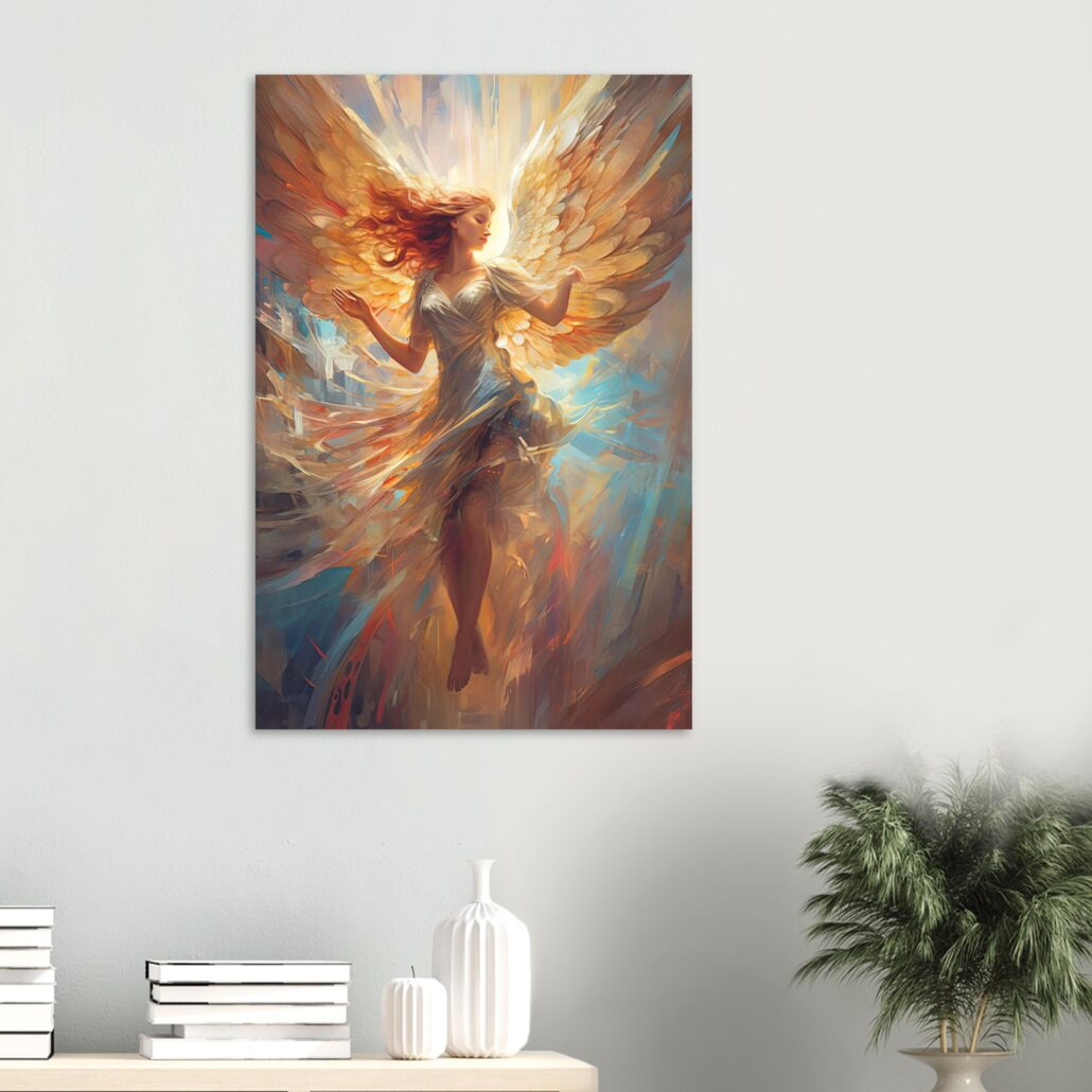 Engel der Inspiration (23) - Premium Poster auf mattem Papier - Soultarot